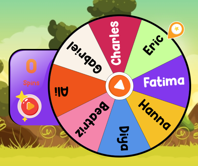 Letter Picker Wheel - Pick a Letter From A to Z