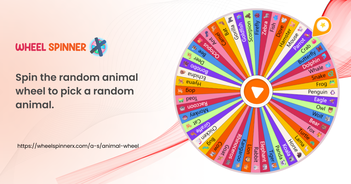 Random Animal Wheel – Customize, Spin & Learn