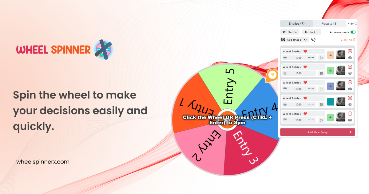 Wheel Spinner | Customize and Spin the Wheel for Free